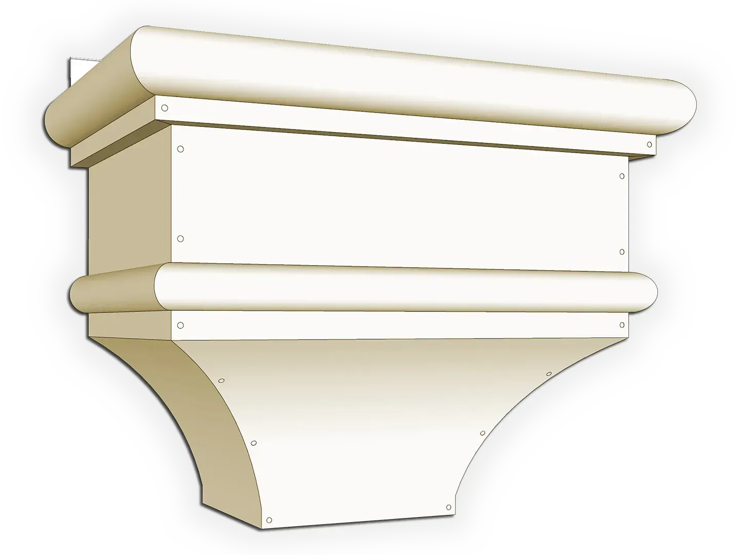 The Bedford Small Leader Head | KM Sheet Metal